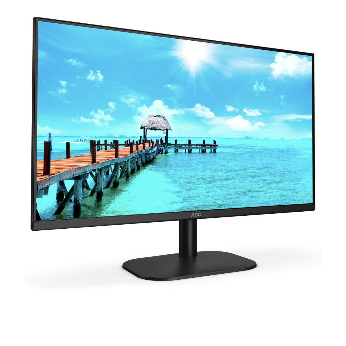 AOC 27" Monitor, Refurbished FHD 1920x1080 VGA/HDMI