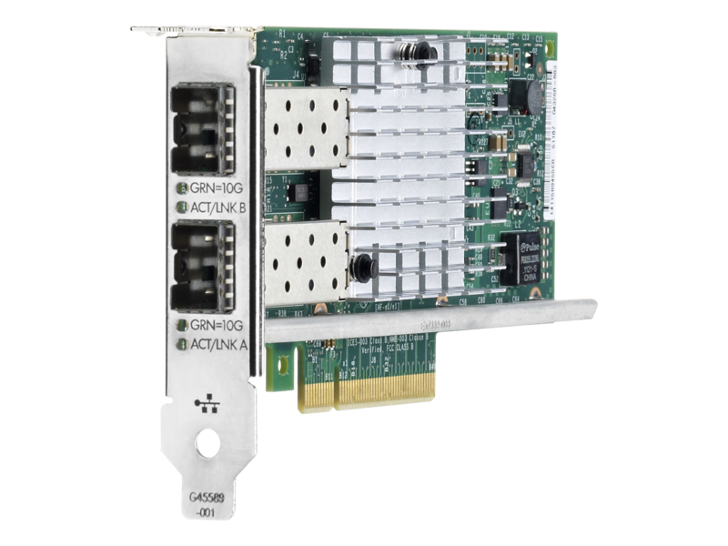 HP 560SFP+ 10G DP SFP+ PCIe LP Ethernet Adapter