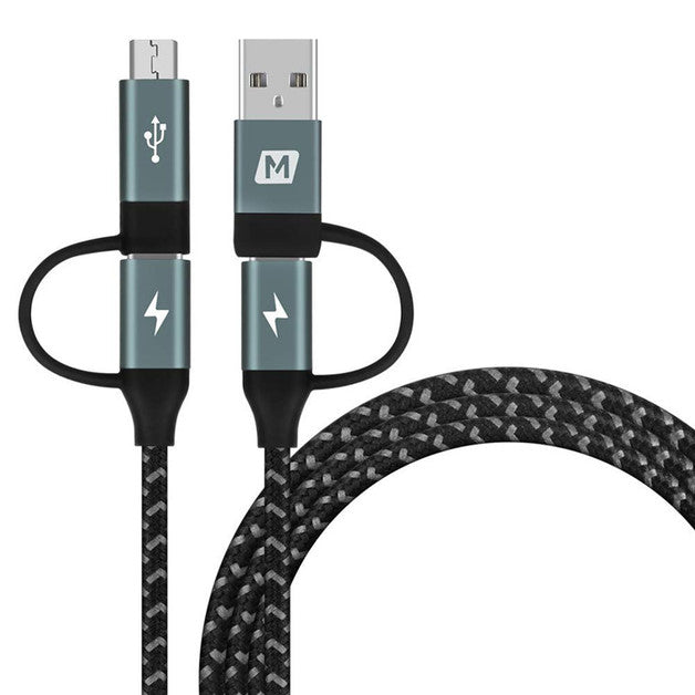 New FeelTek Fast Charging USB Multi-Plug Charging Cable 200cm